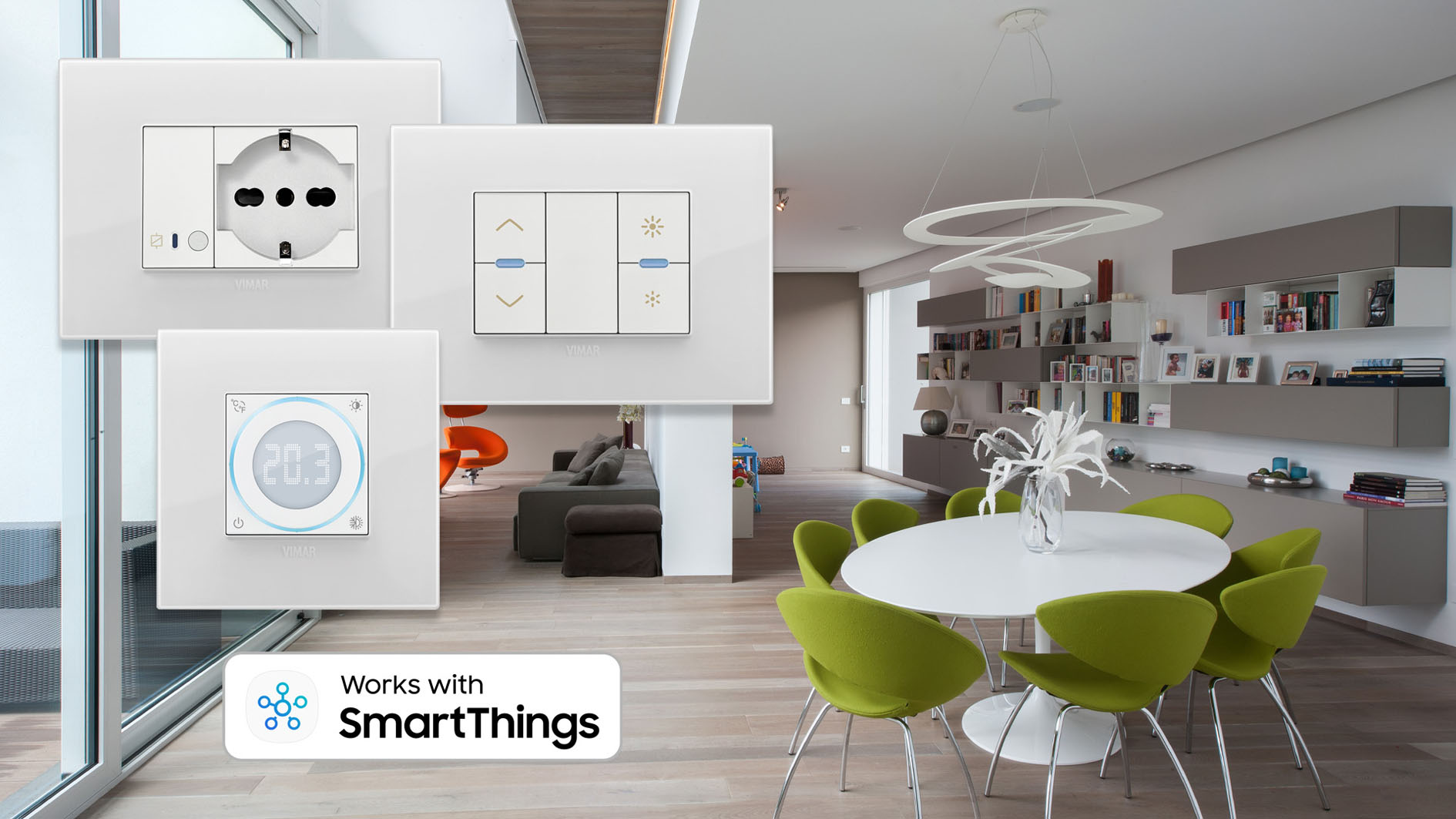 Vimar disponibile all’interno dell’ecosistema di Samsung SmartThings ...
